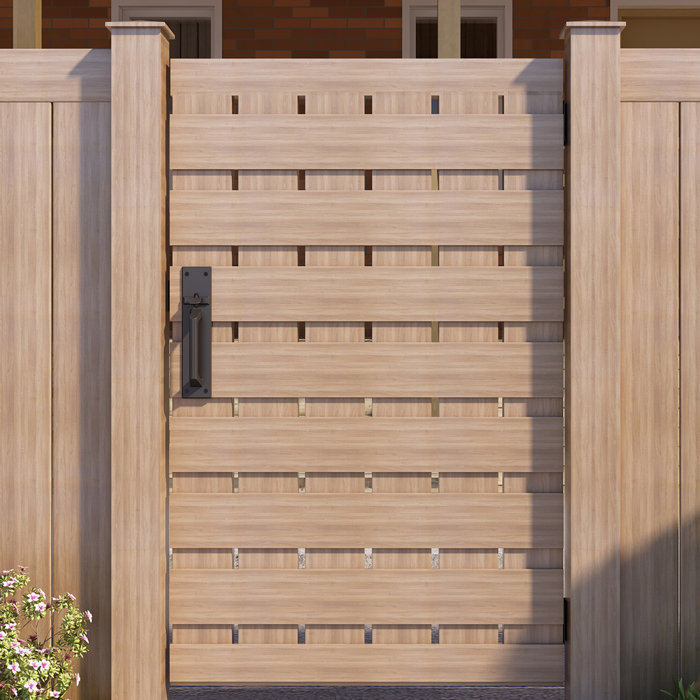 JUBEST Heavy Duty Gate Latch, Two Sided Gate Latch for Outdoor Fence ...