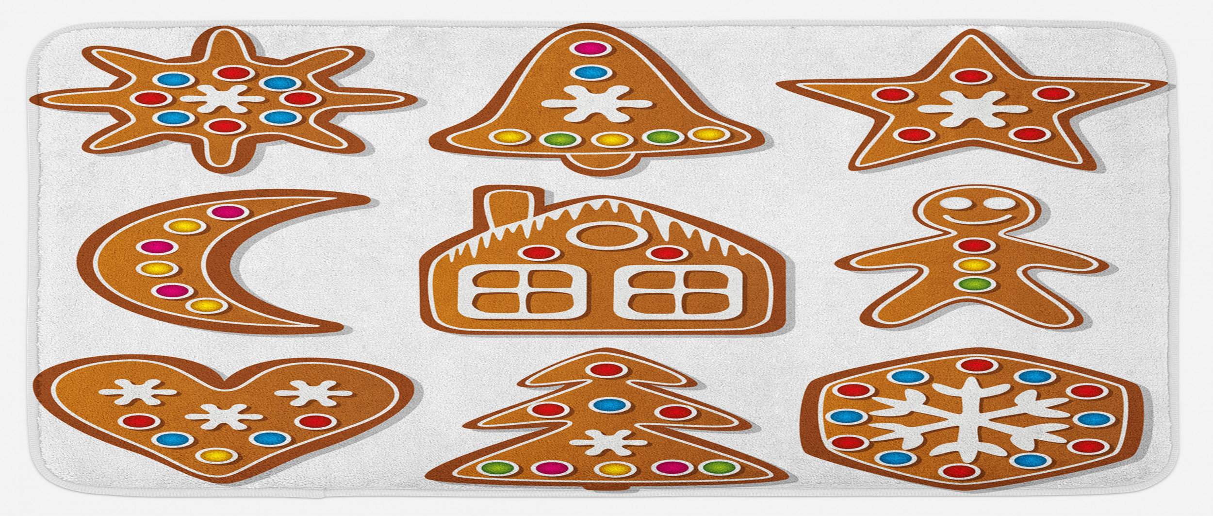 East Urban Home Graphic Gingerbread Sugar Biscuits With Colorful Dots ...