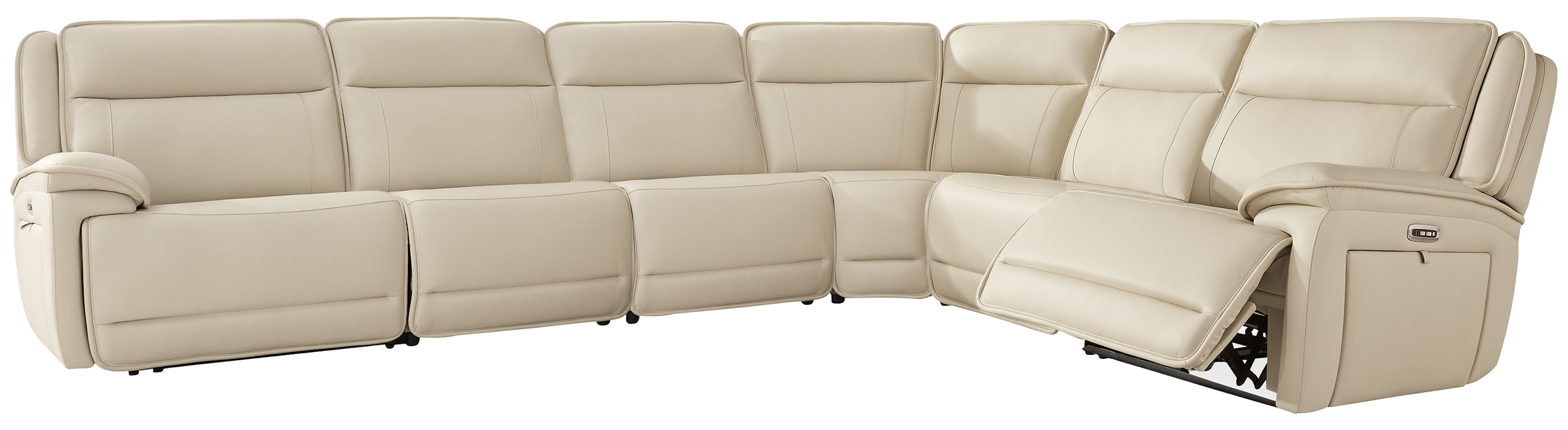 Hokku Designs Double Deal 6-Piece Reclining Sectional | Wayfair