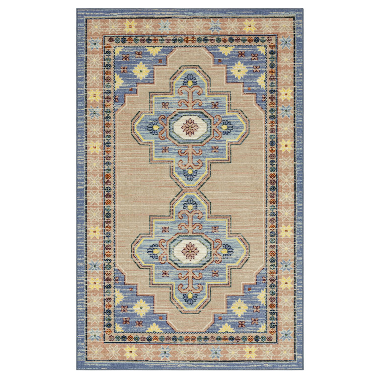 Mohawk Home Southwestern Tufted Nylon Area Rug in Multi | Wayfair
