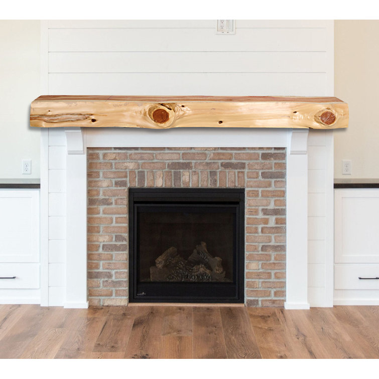 Fyre-Stone Solid Cedar Wood Mantel - Wayfair Canada