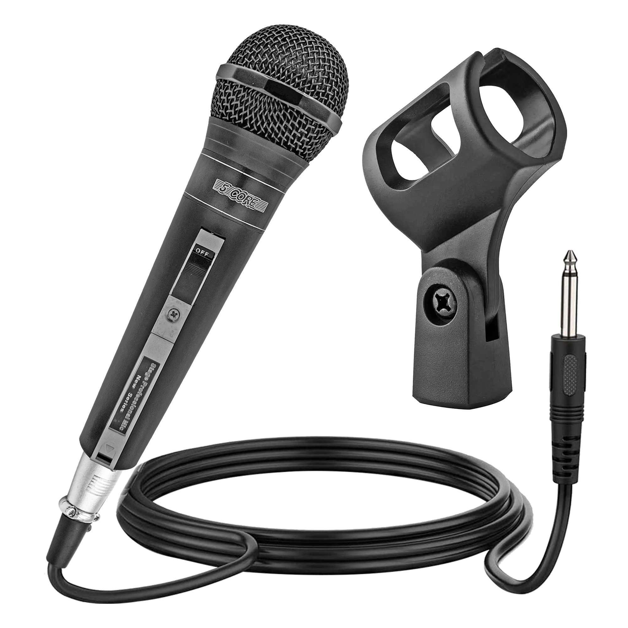 5 Core Microphone XLR Dynamic Karaoke Singing Handheld Microfono ...