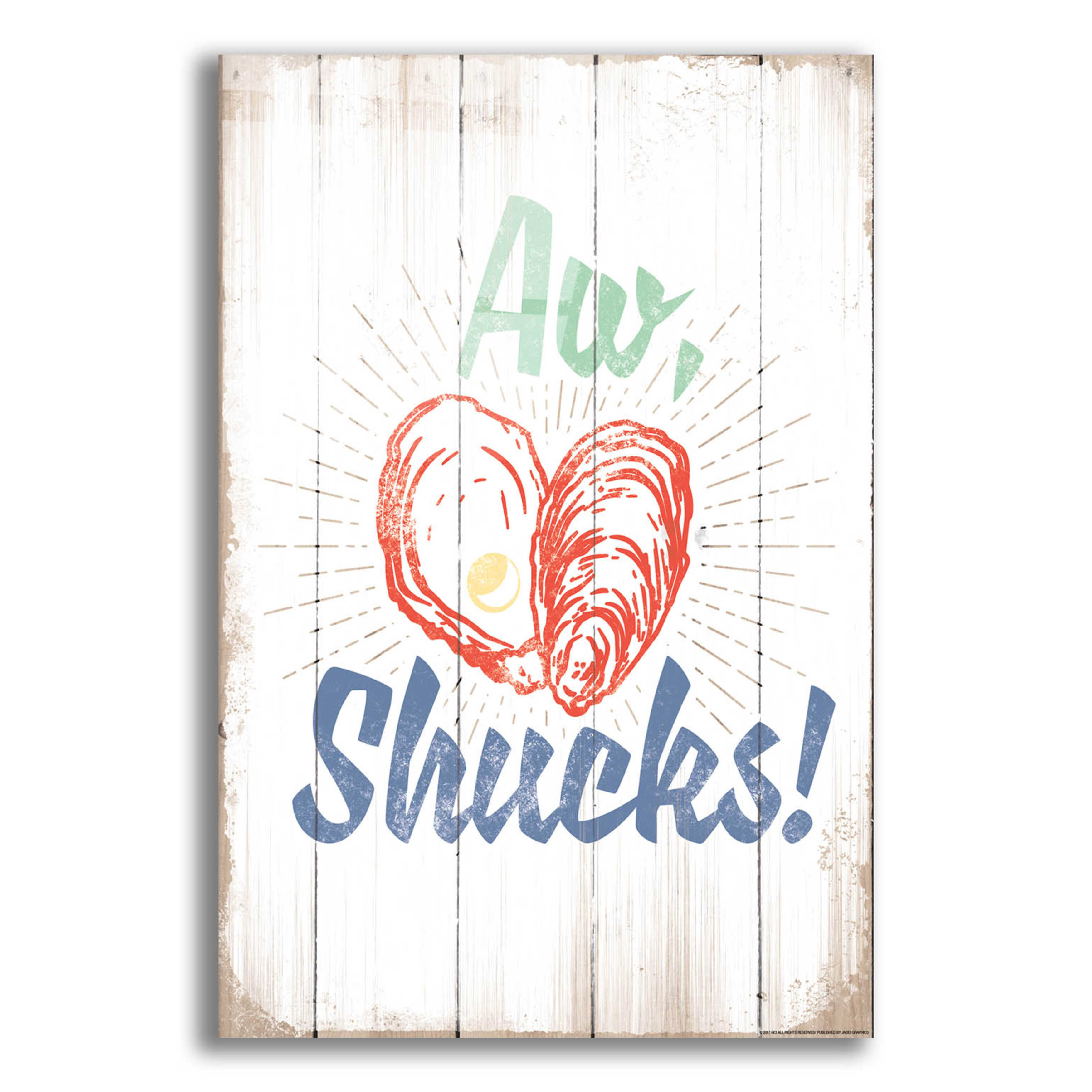 Trinx 'Aw Shucks' By JJ Brando, Acrylic Glass Wall Art, - Wayfair Canada