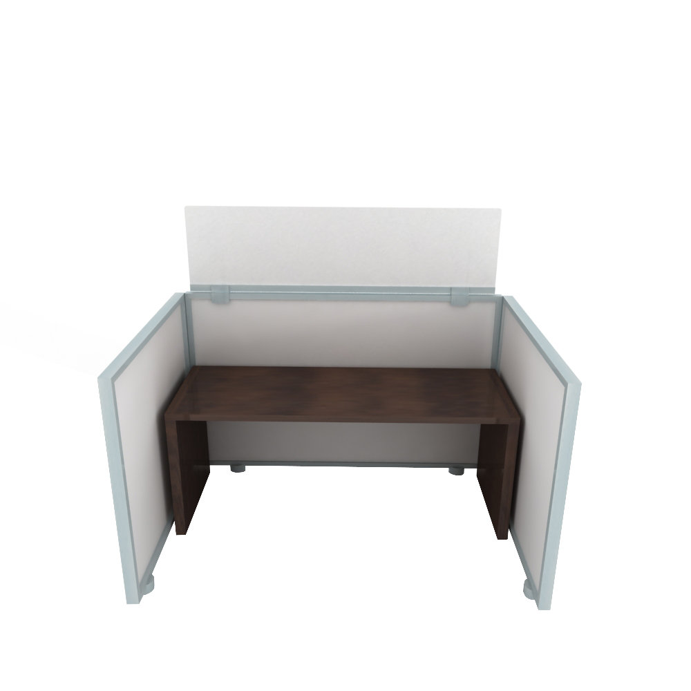 OBEX Acrylic Cubicle Mounted Privacy Panel with Large Brackets | Wayfair