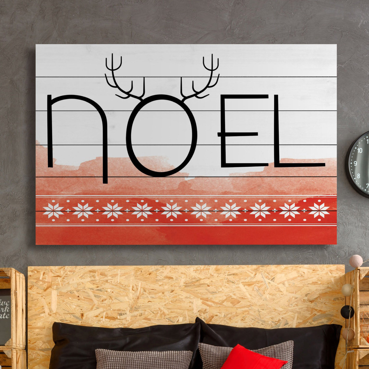 Marmont Hill 'Noel' by Diana Alcala Painting Print on White Wood ...