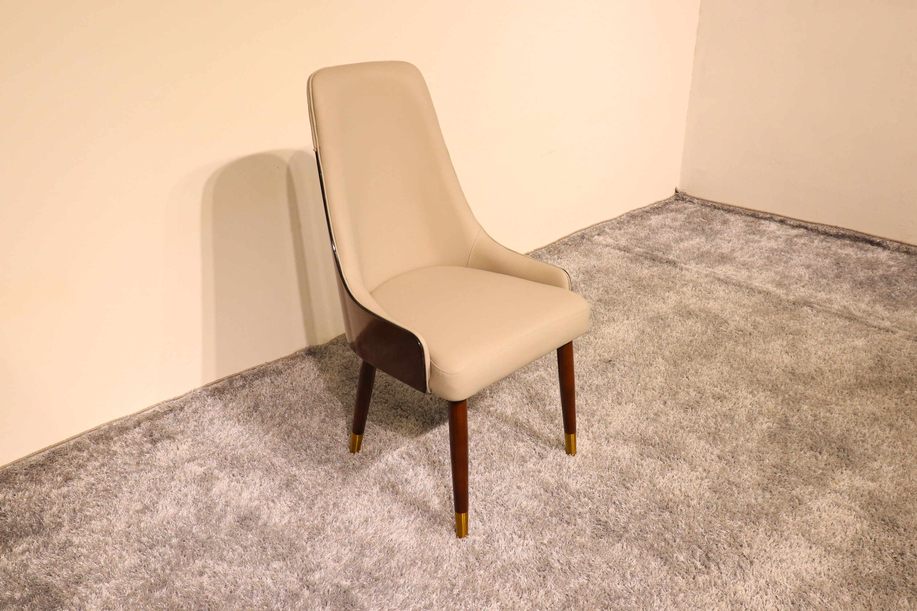 European Furniture Vogue Lux Beige Dining Chair | Wayfair