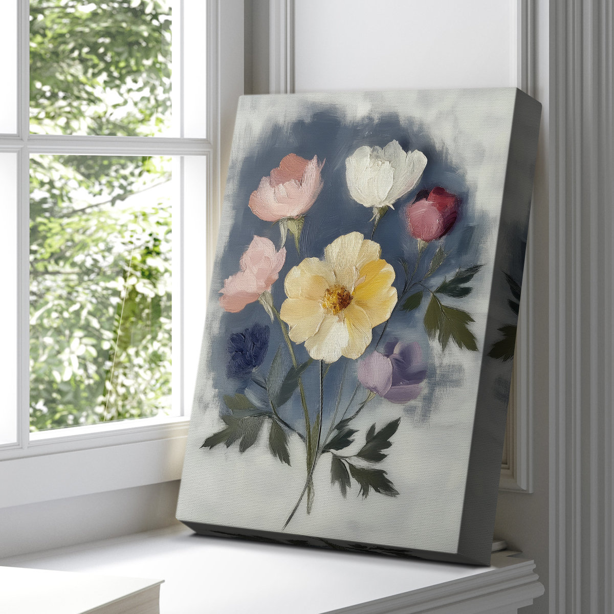 Renditions Gallery Floral CCVII Gallery Wrapped Canvas - Ready To Hang ...