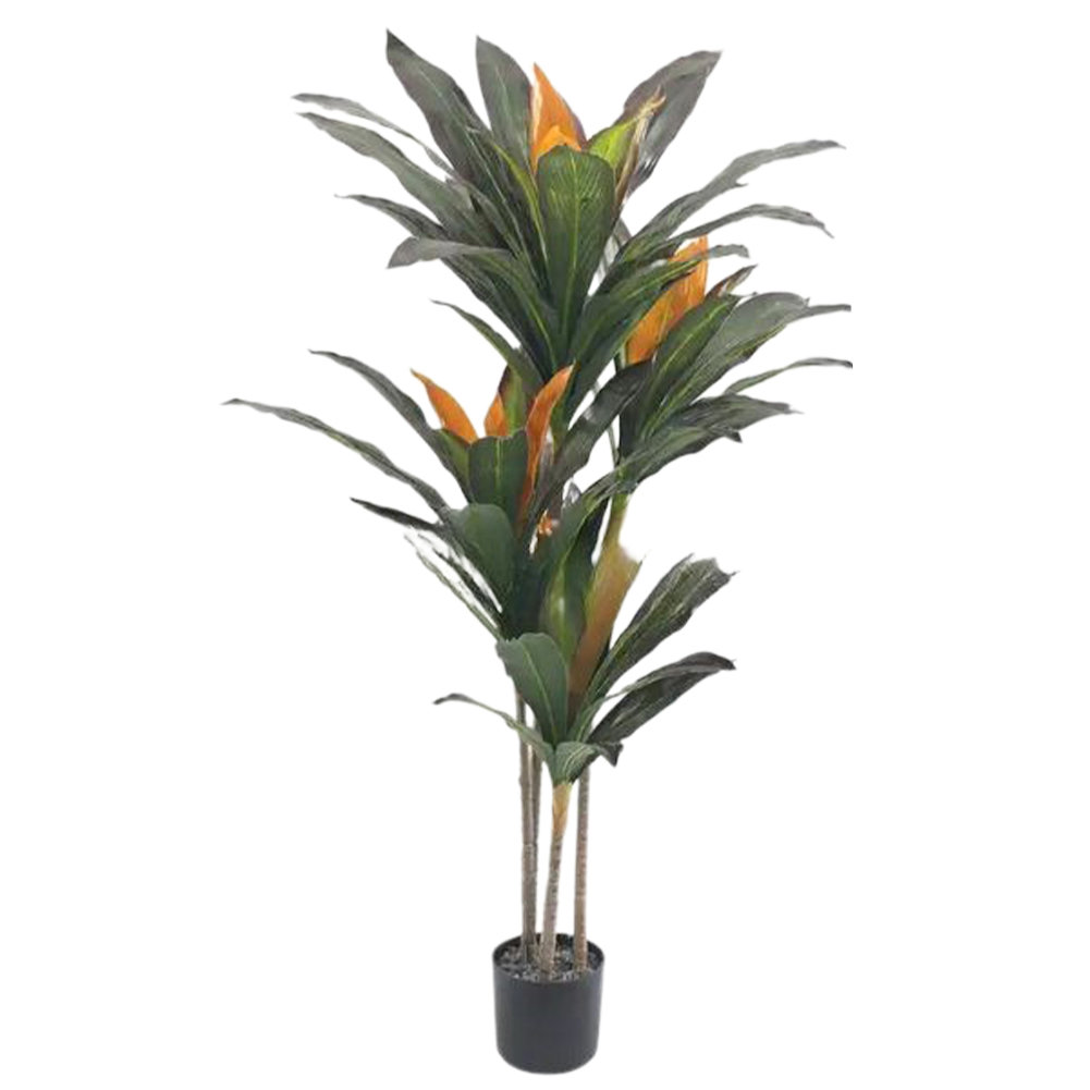 Ebern Designs 3.4FT/4.8FT Dracaena Artificial Plants With Planter ...