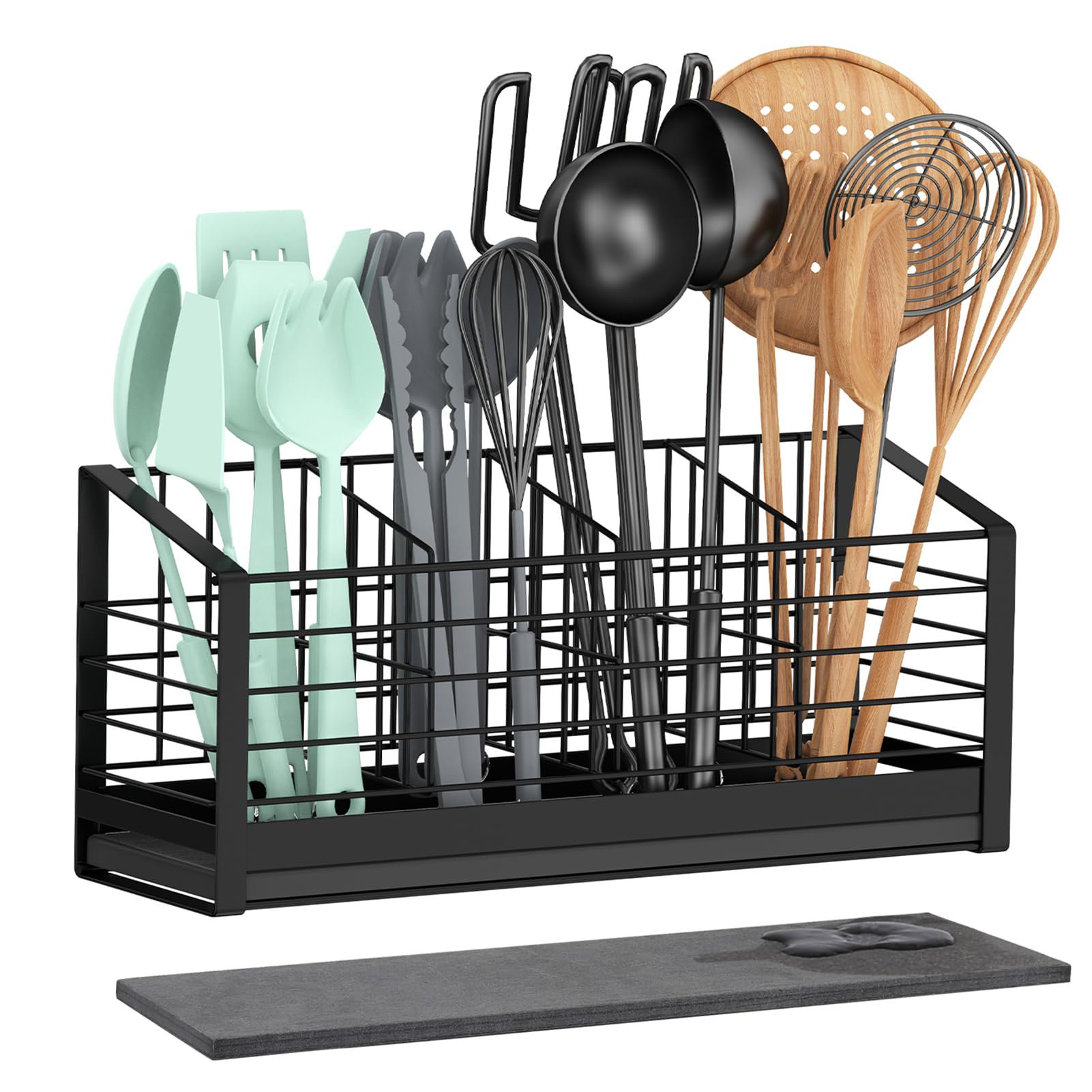 XIXIXIANGRONGAA Extra Large Utensil Holder For Kitchen Counter, Kitchen ...