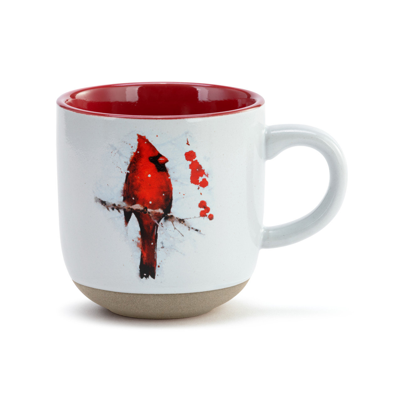 DEMDACO Cardinal And Holly Mug And Card Set | Wayfair