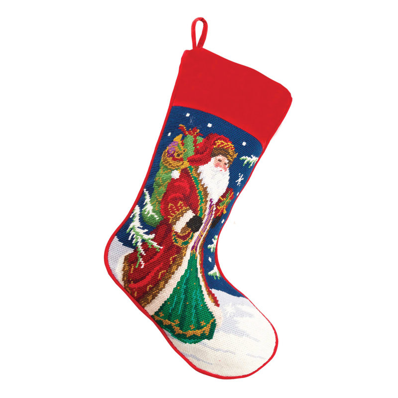 The Holiday Aisle® Santa Stocking & Reviews | Wayfair
