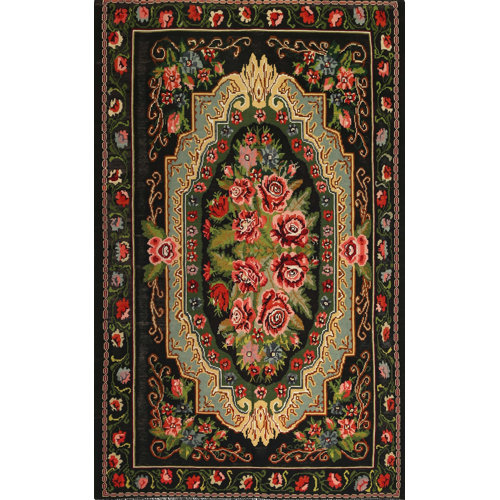 Bloomsbury Market Ludovika Floral Rug | Wayfair
