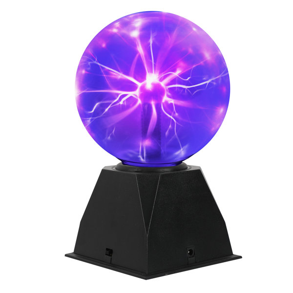 Metro Lane 6'' SOUND AND TOUCH SENSITIVE Plasma Ball Night Light ...
