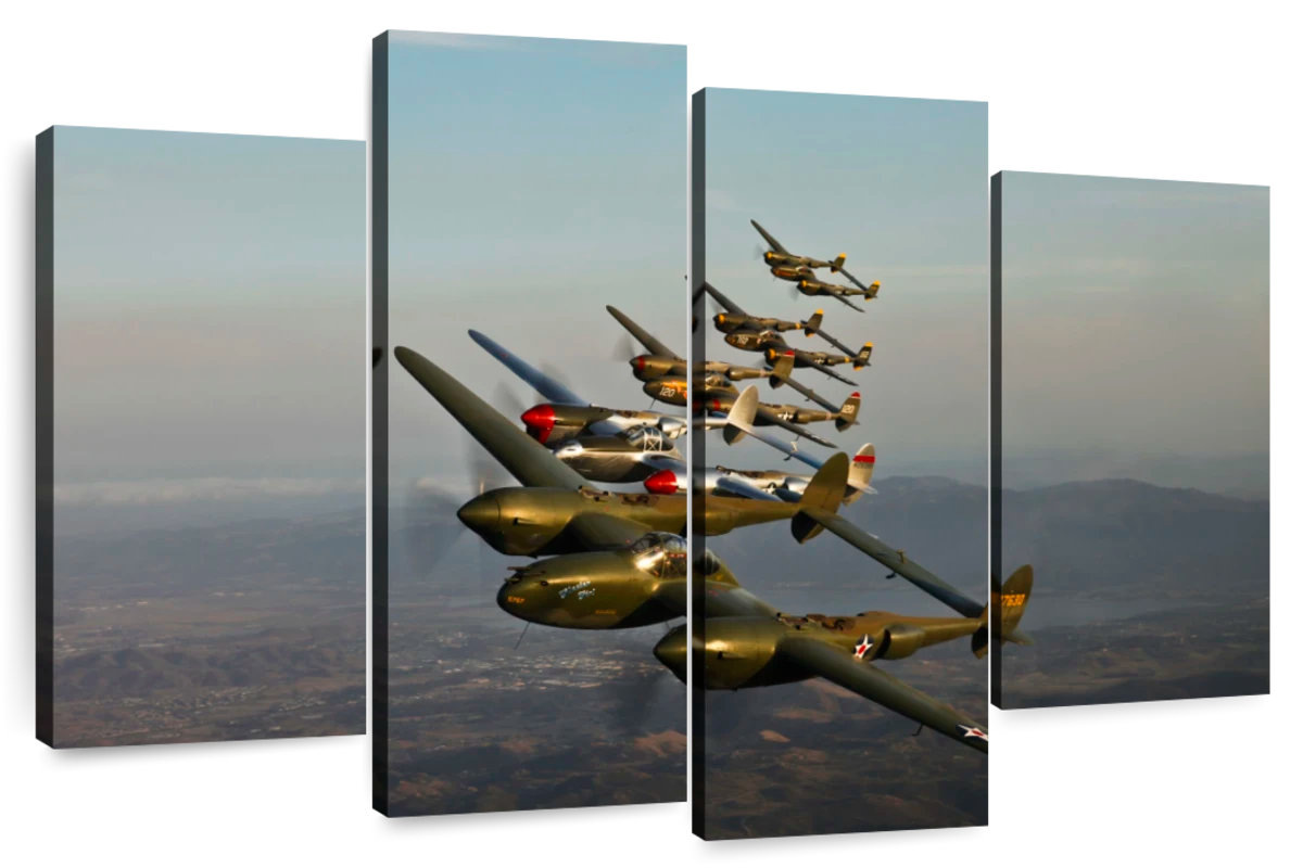 Ebern Designs Mehar Lockheed P-38 Lightning Aircraft - Wayfair Canada