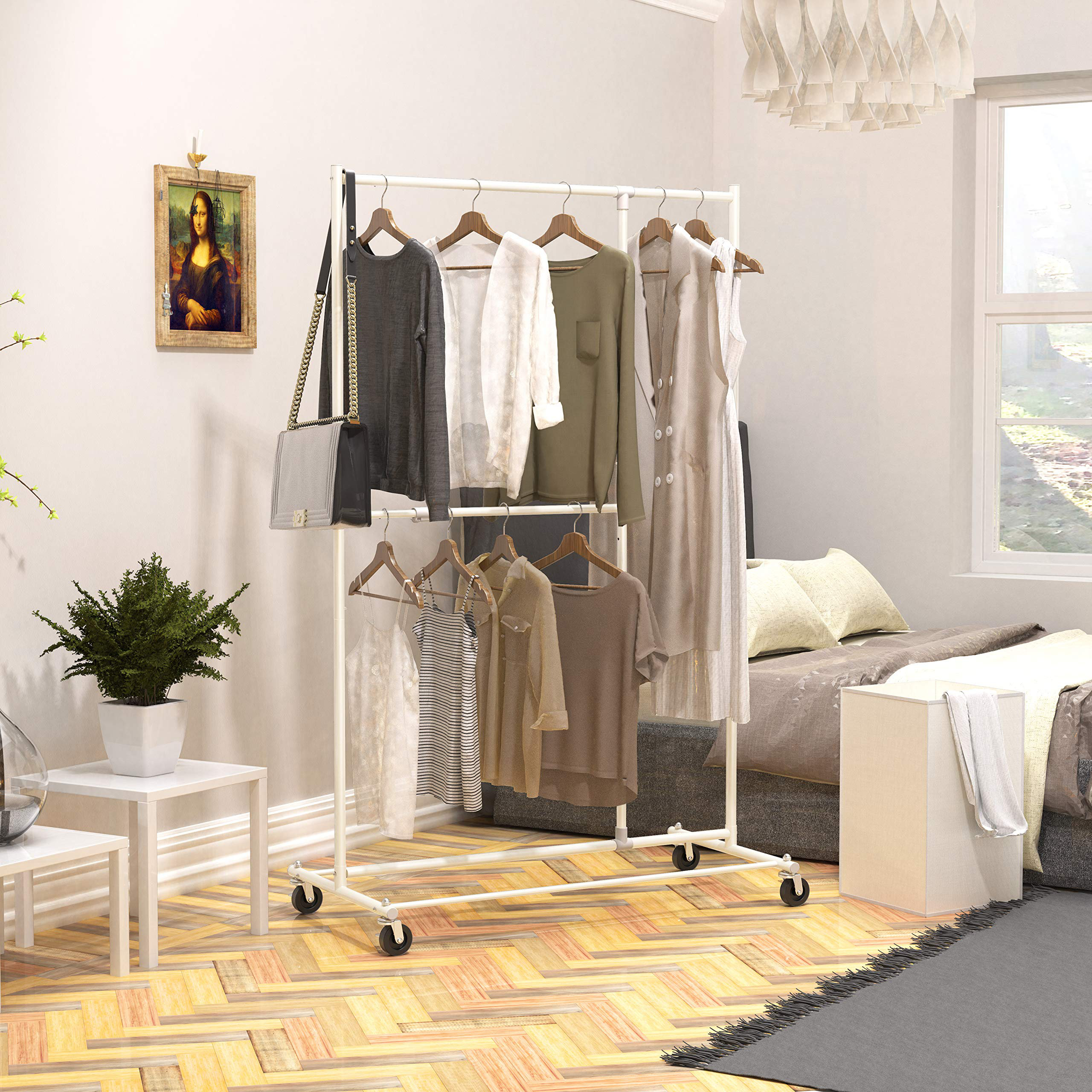 CHhome 45.75" Steel Clothing Rack | Wayfair
