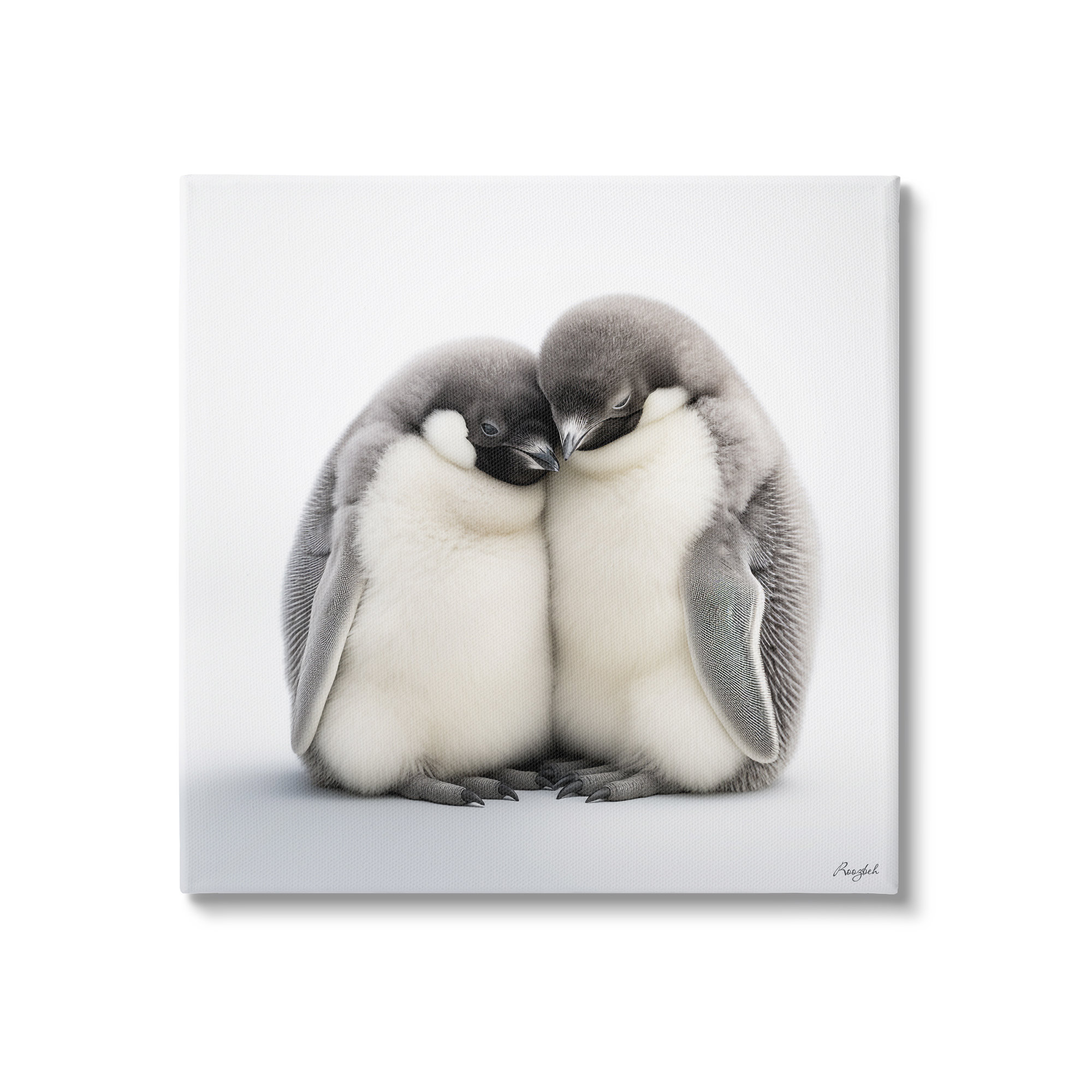 Highland Dunes Cuddling Penguin Duo by Roozbeh | Wayfair