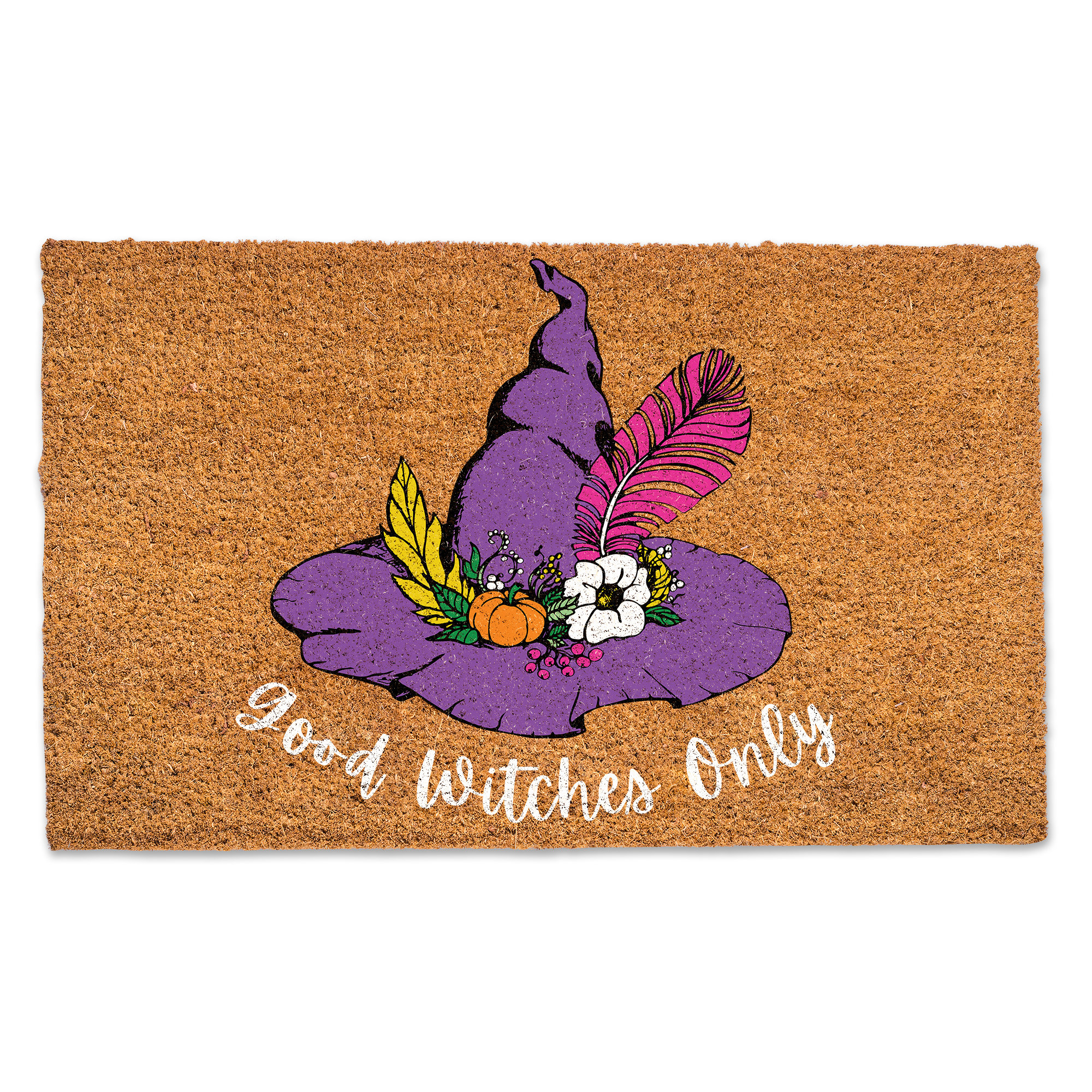 The Holiday Aisle® Good Witches Only Door Mat | Wayfair