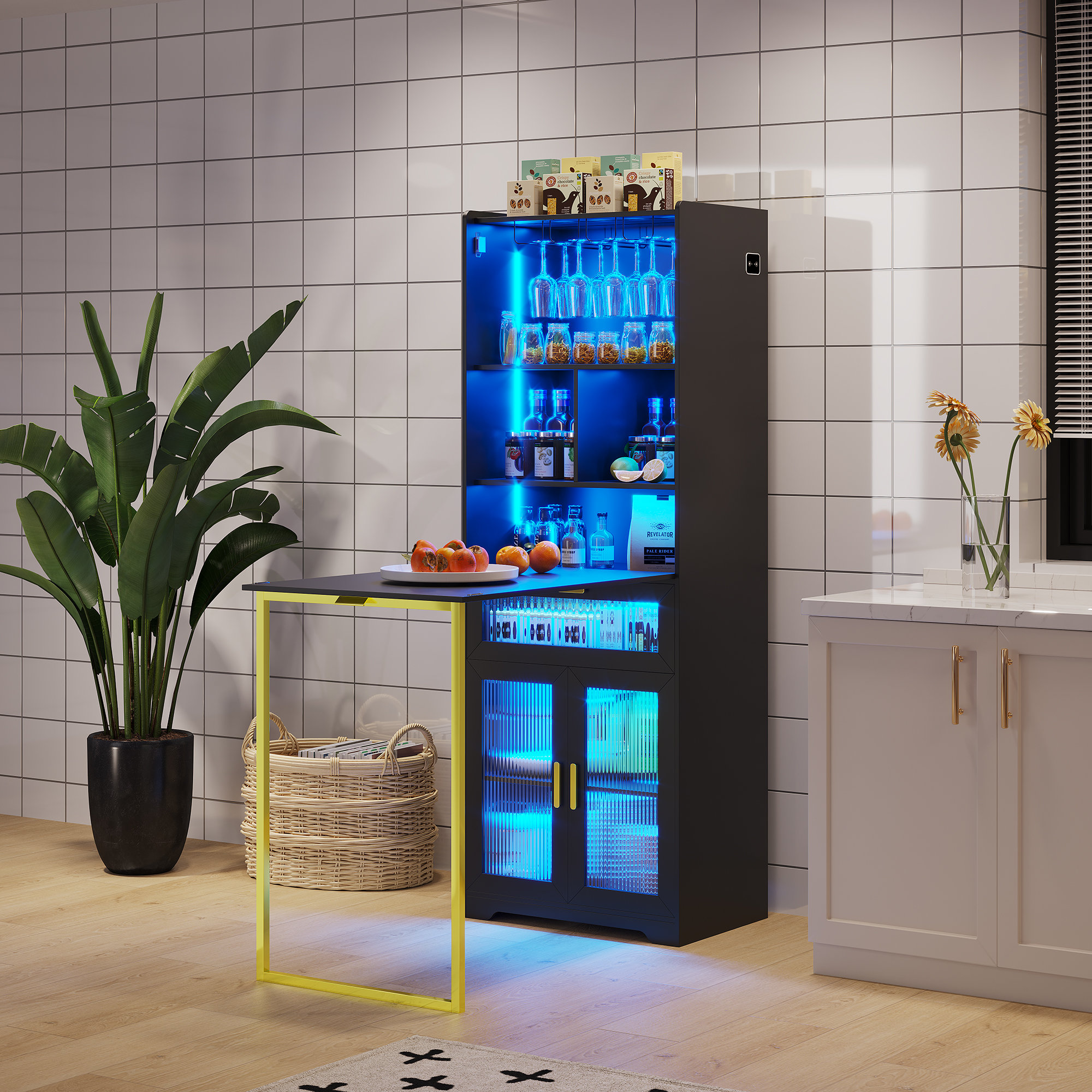 Willa Arlo™ Interiors Parthenia 66.3'' Kitchen Pantry & Reviews ...