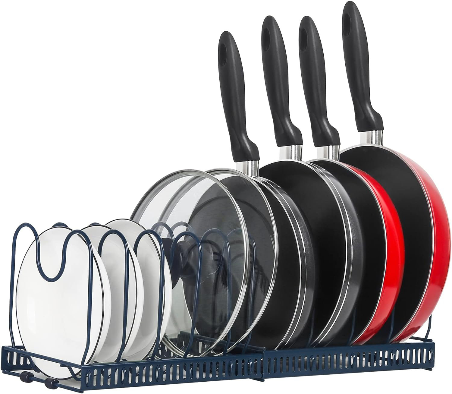 Prep & Savour Pot Rack Organizer -Expandable Pot And Pan Organizer For ...