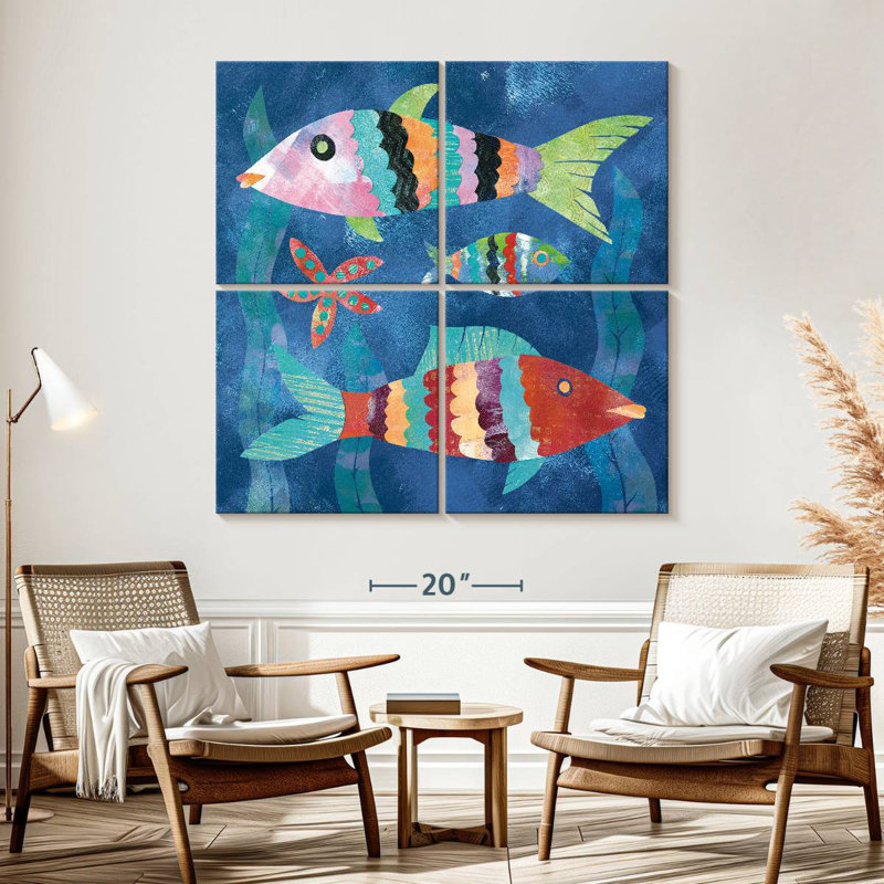 Elephant Stock Boho Reef Fish I | Wayfair