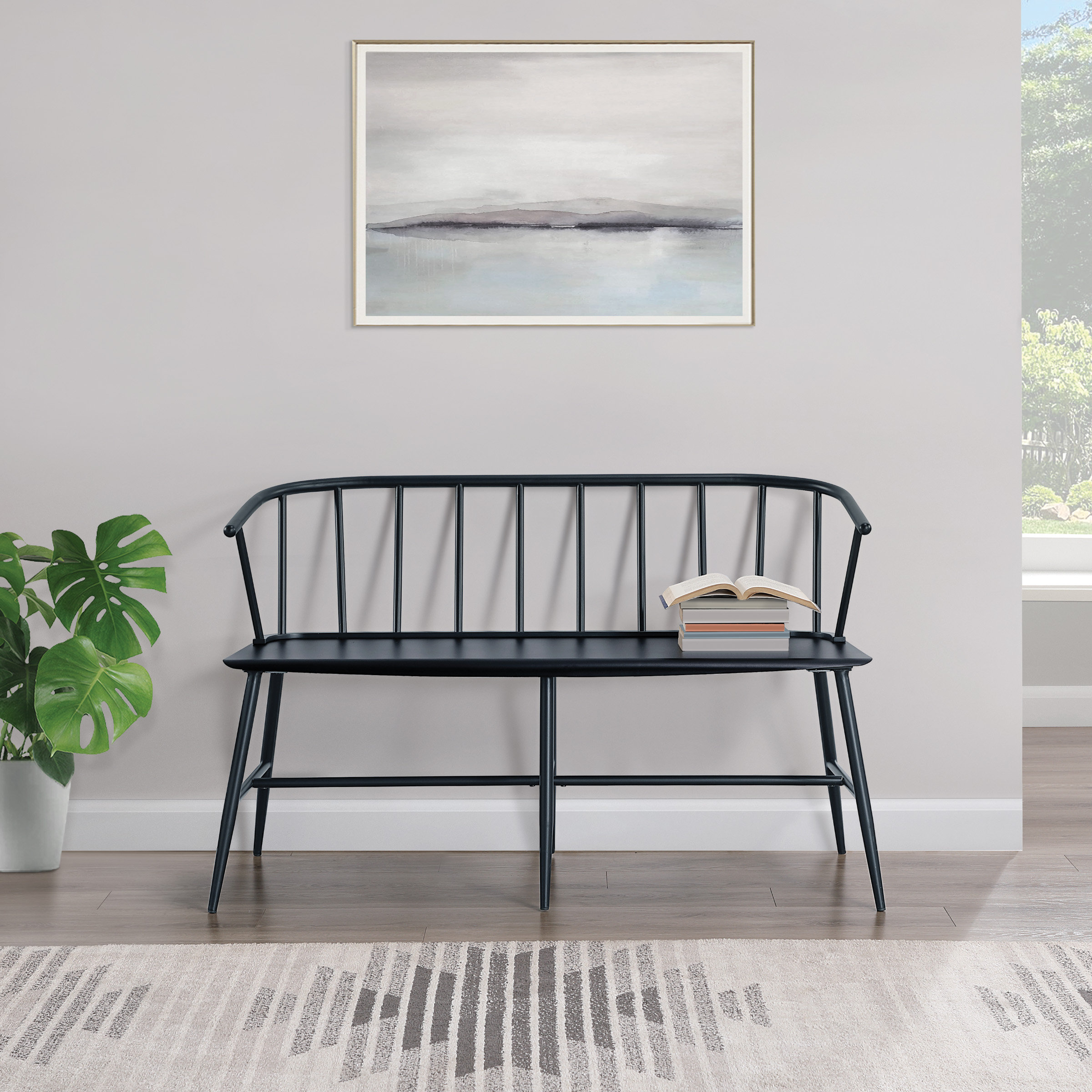 George Oliver Quitin All Metal Bench - Wayfair Canada