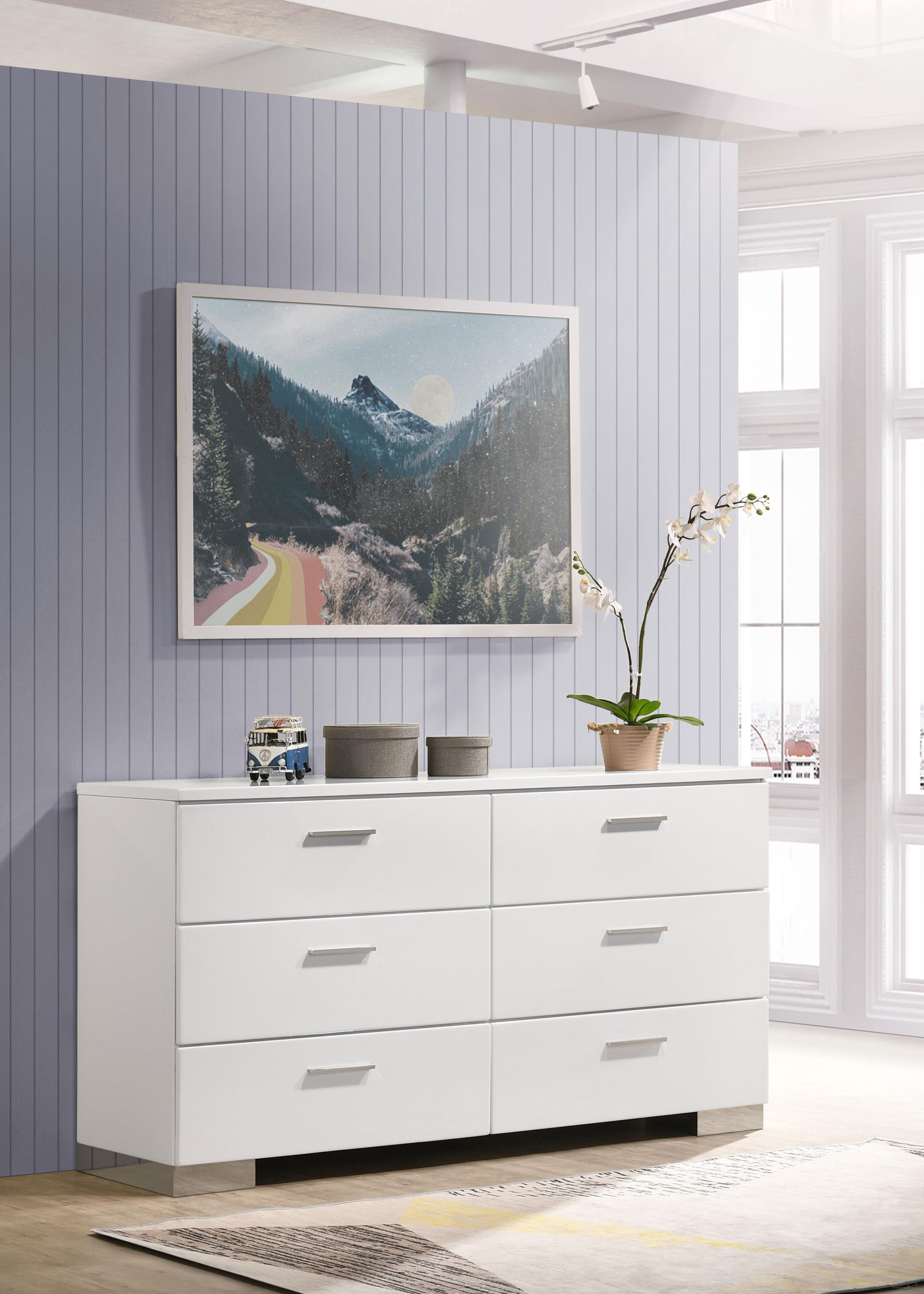 Latitude Run® Kurfis Hyslop Dresser And Mirror | Wayfair