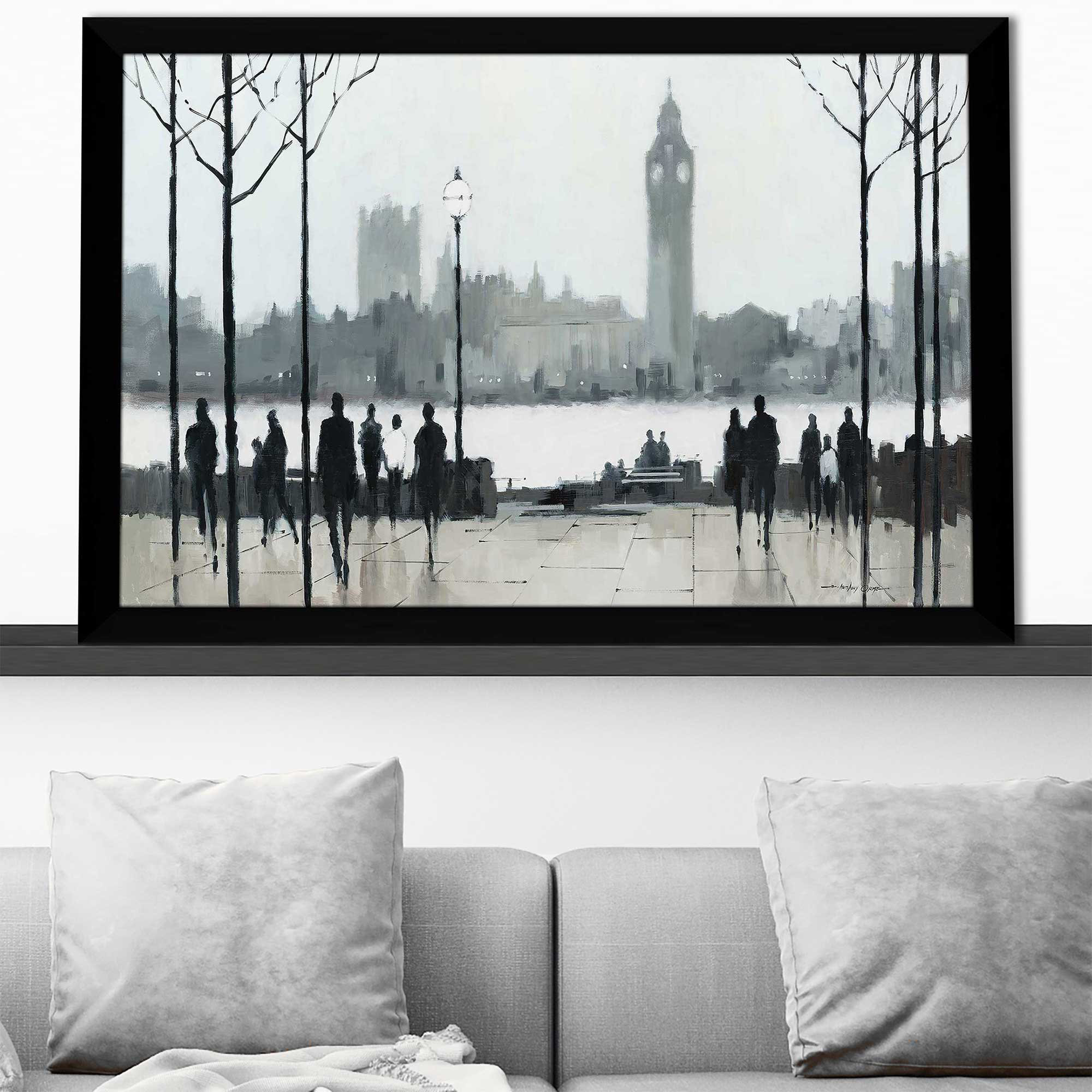 Red Barrel Studio® Morning London by E. Anthony Orme Painting | Wayfair