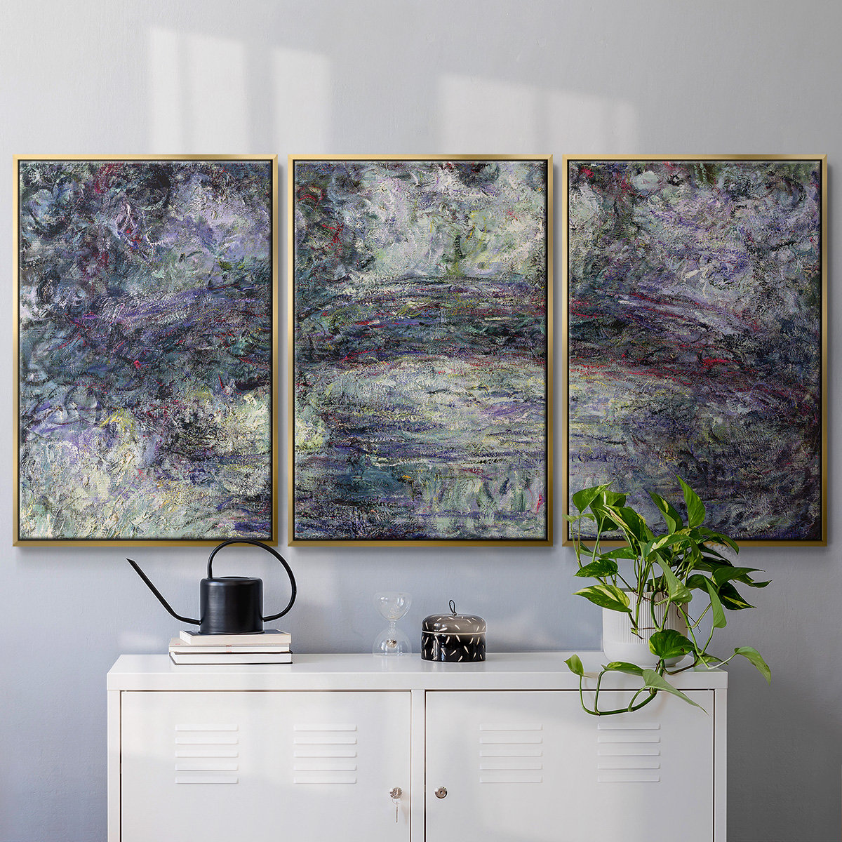 Wrought Studio Pont Japonais Japanilainen silta by Monet - Multi Piece ...