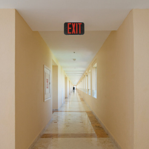 Lithonia Lighting Thermoplastic LED Exit Sign & Reviews | Wayfair