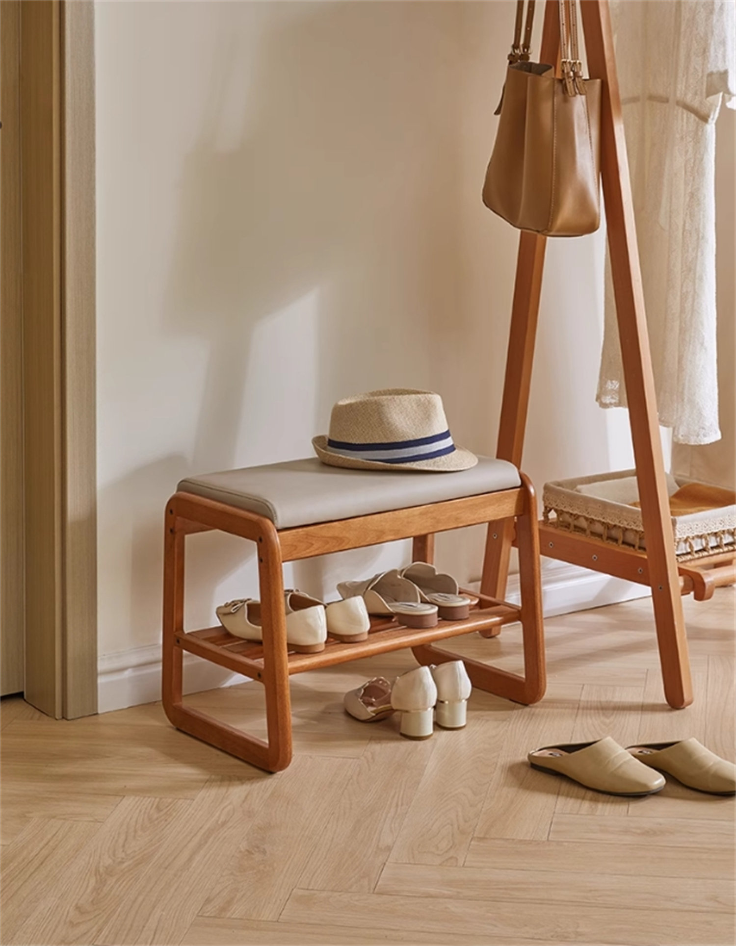 longxinlong Solid Wooden Shoe Rack | Wayfair