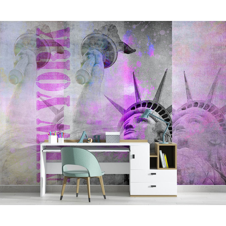 Rosalind Wheeler 8 Piece Meiman 2.8m x 4m Satin Mural | Wayfair.co.uk
