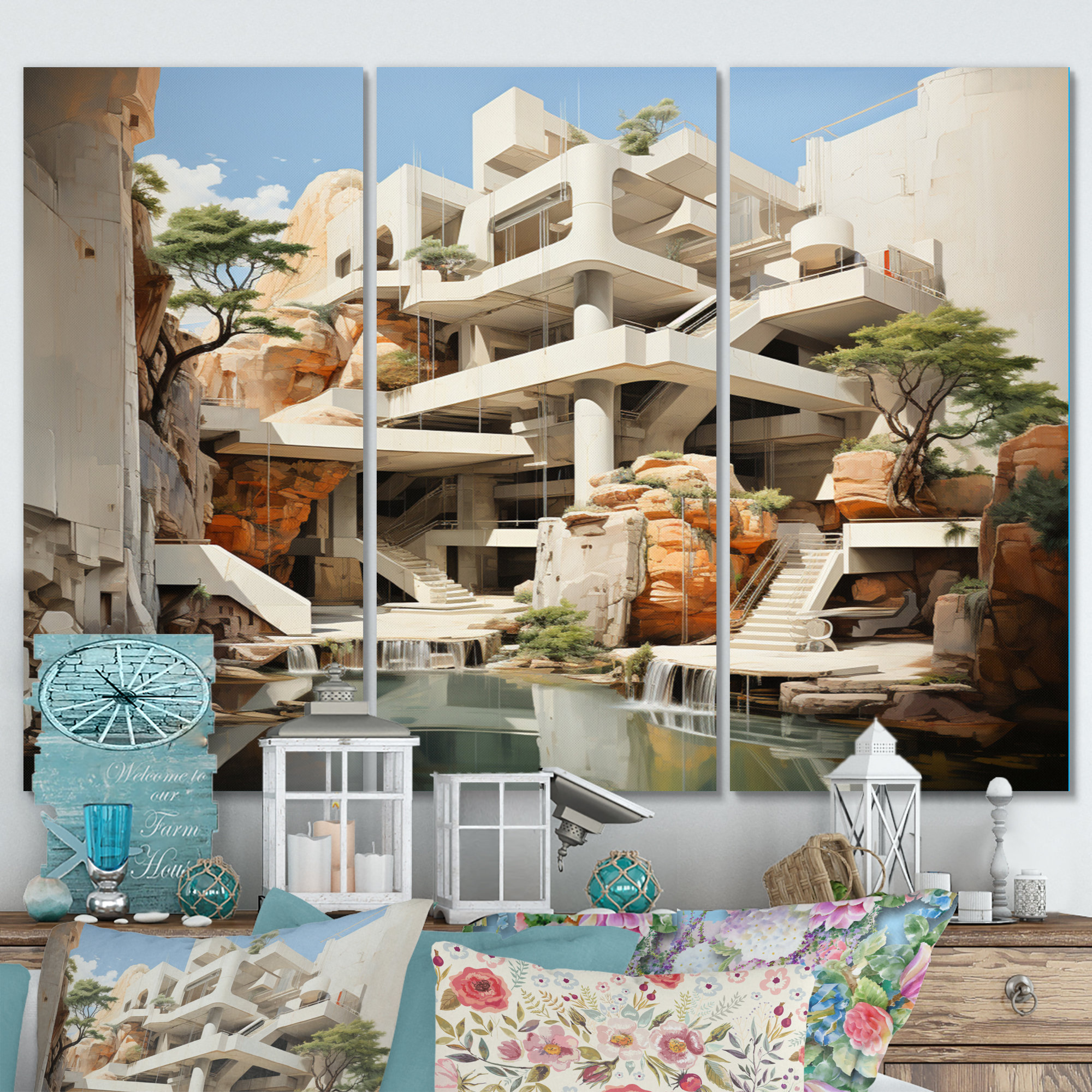 Winston Porter Dam Structural Symphony Architectural - Dams Canvas ...