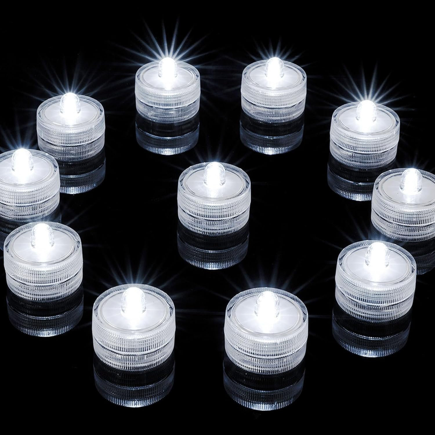 Latitude Run® Mini Submersible Led Lights, 150+hour Waterproof Small ...