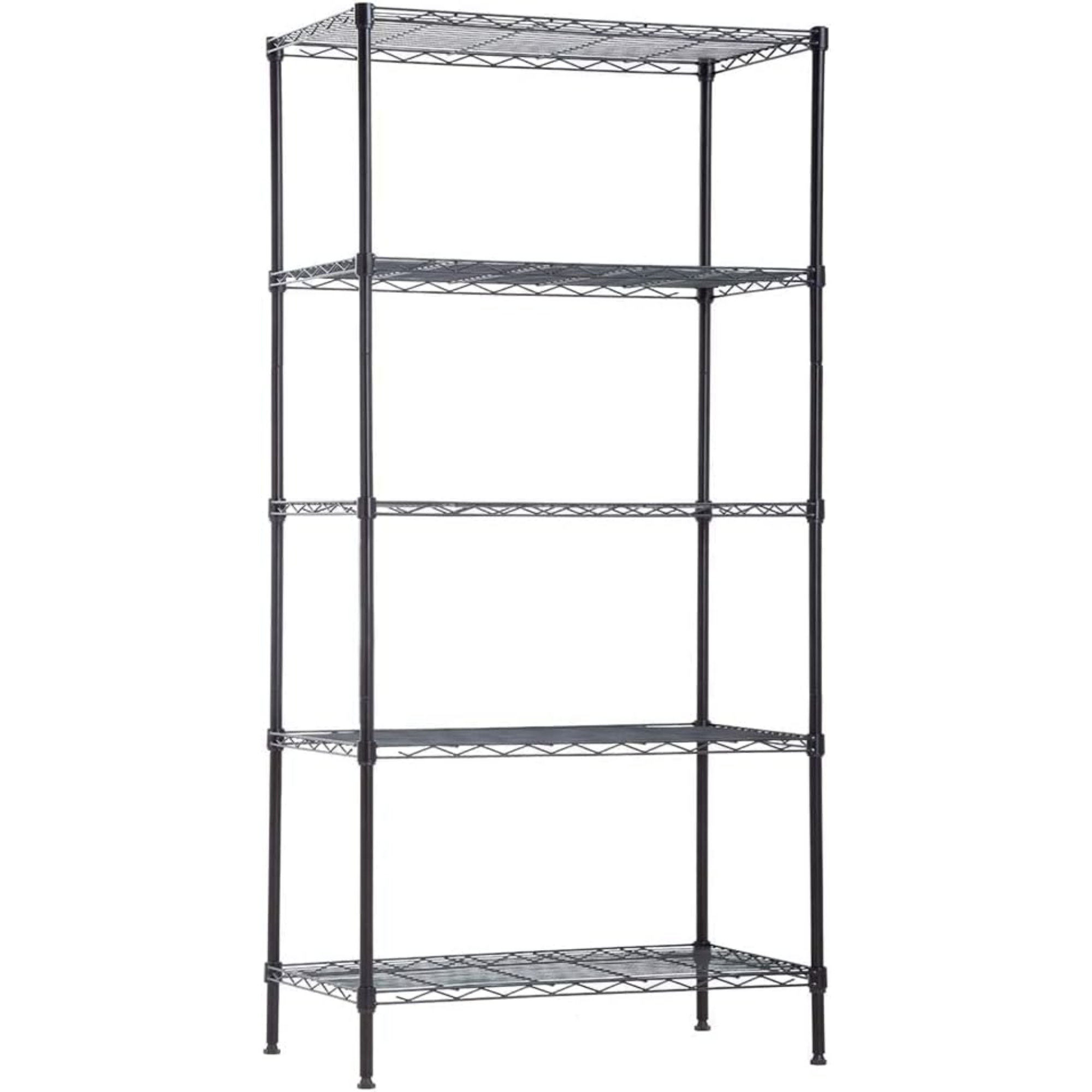 Rebrilliant 60" H x 24" W x 14" D Metal Storage Rack & Reviews | Wayfair