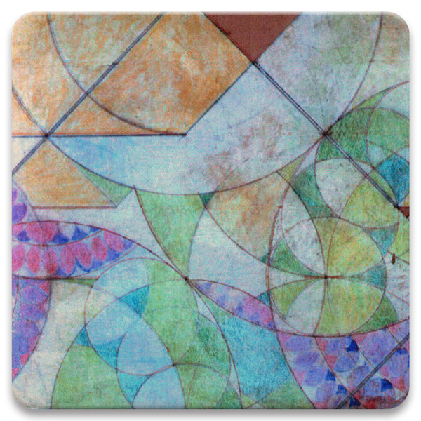 Ivy Bronx Ceramic Square 4 Piece Coaster Set | Wayfair