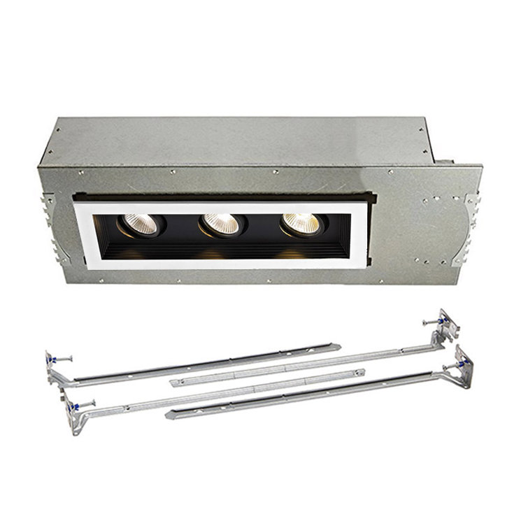 WAC Lighting Mini Multiple 3-Light New Construction Housing 3.5" LED ...