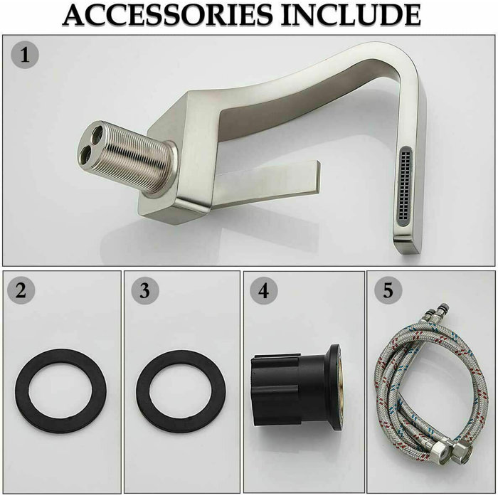 Senlesen Single-Hole Single-handle Bathroom Faucet & Reviews | Wayfair