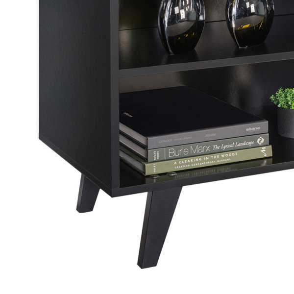 George Oliver Harmie TV Stand Entertainment Center with 4 Shelves and ...