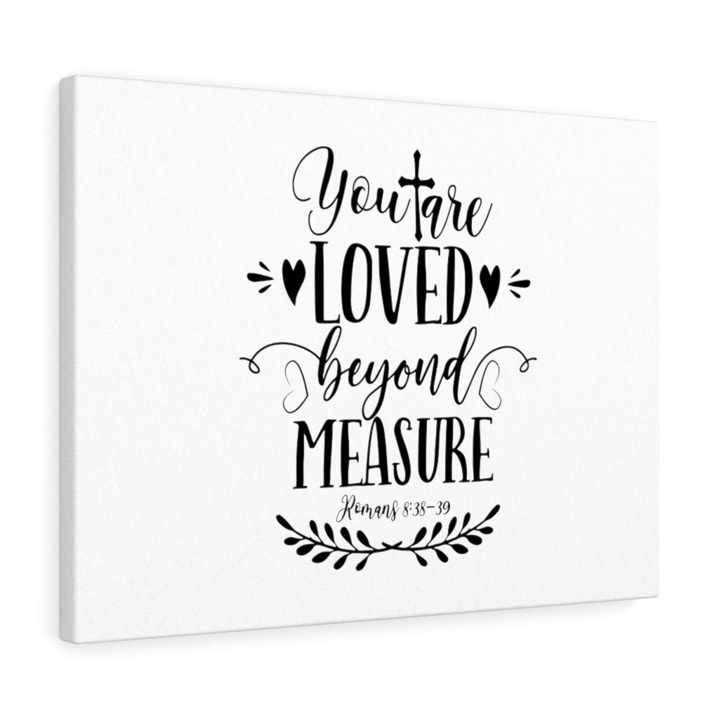Trinx Loved Beyond Measure Romans 8:38-39 Christian Wall Art Bible ...