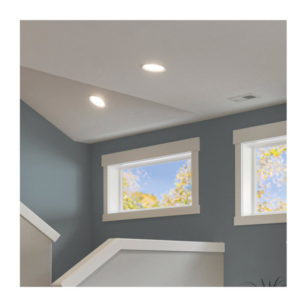 Satco 5'' Selectable Color Temperature Dimmable LED Retrofit Recessed ...