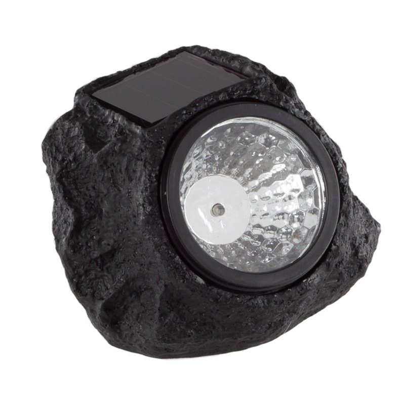 Pure Garden Solar Rock Lights Outdoor - 4-Pack Super Bright Weather ...