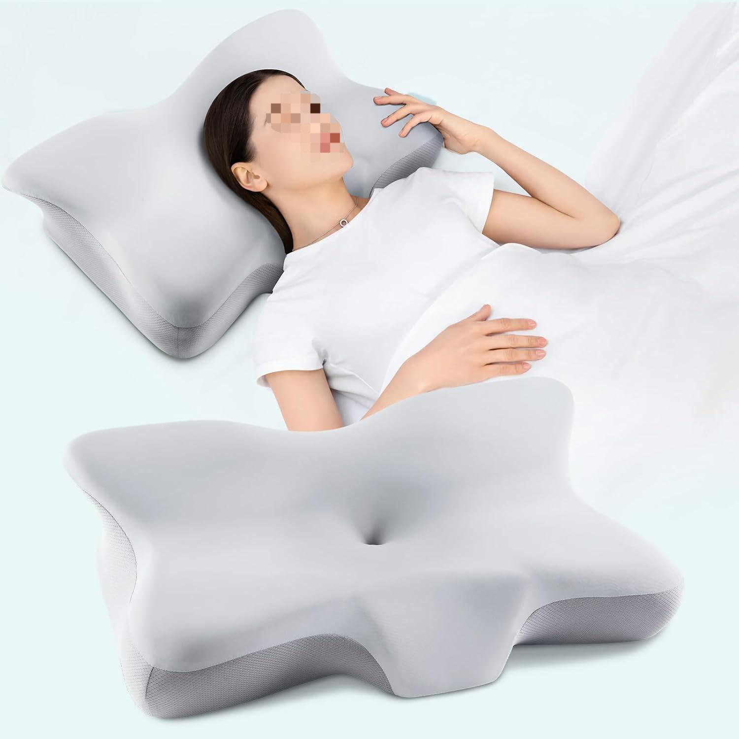 Alwyn Home Cervical Neck Pillow, Ergonomic Memory Foam Cervical Pillows ...