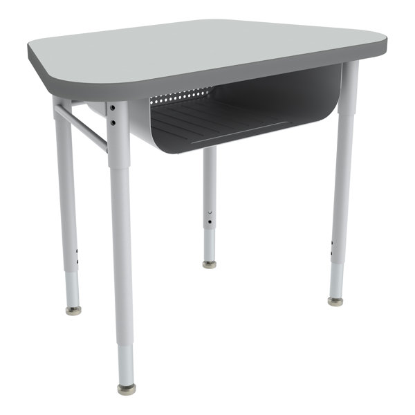 Sprogs Preschool Trapezoid School Open Front School Desk With ...