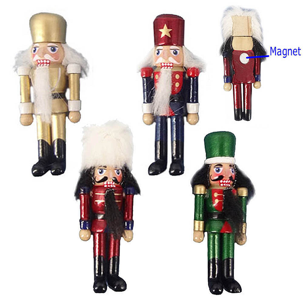 The Holiday Aisle® 12 Piece Nutcracker Magnet Figurine Ornament Set ...