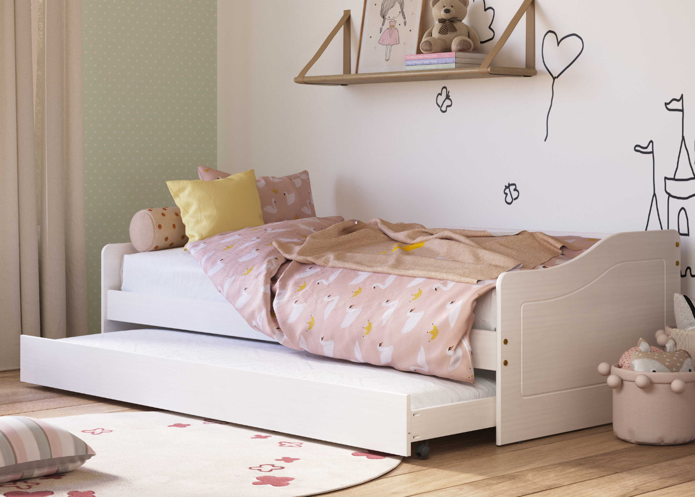 Harriet Bee Children's bed Sanah - including slatted frame | Wayfair.ie