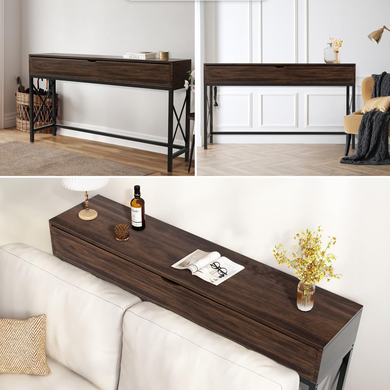 17 Stories Shariqa 55'' Console Table | Wayfair