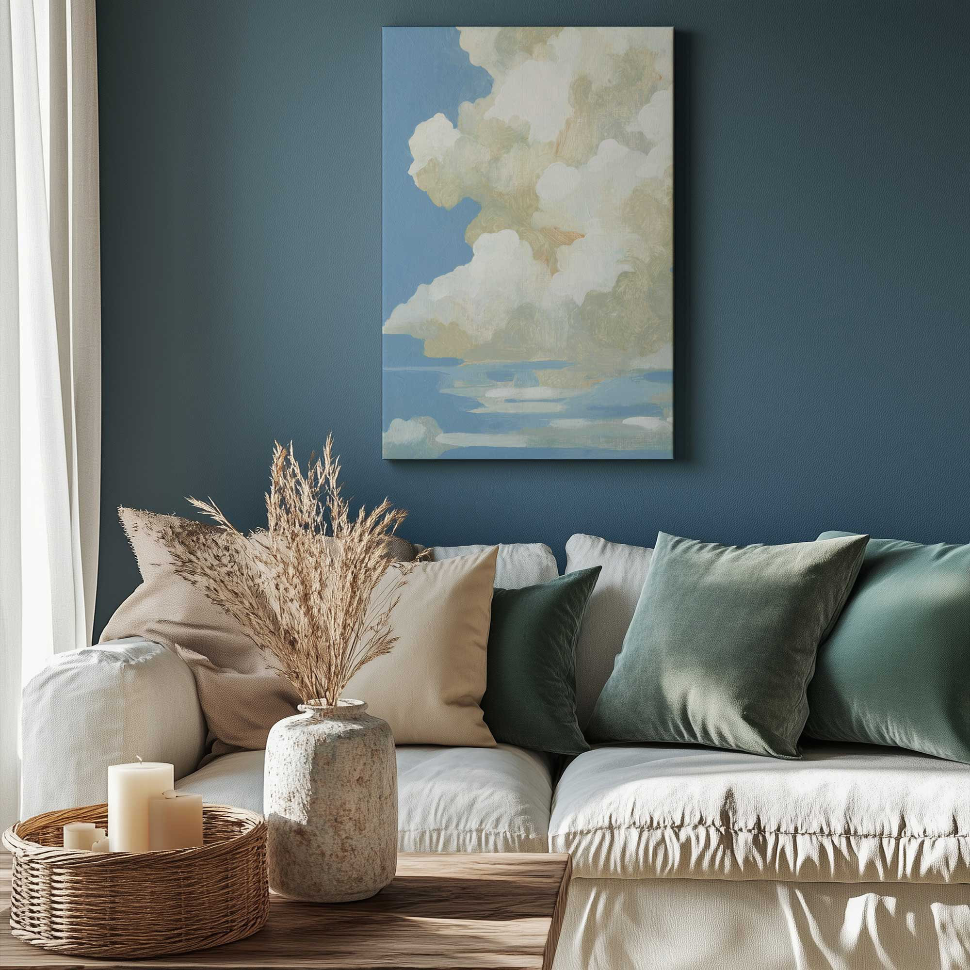 Highland Dunes " Calm Clouds In The Breeze I " | Wayfair