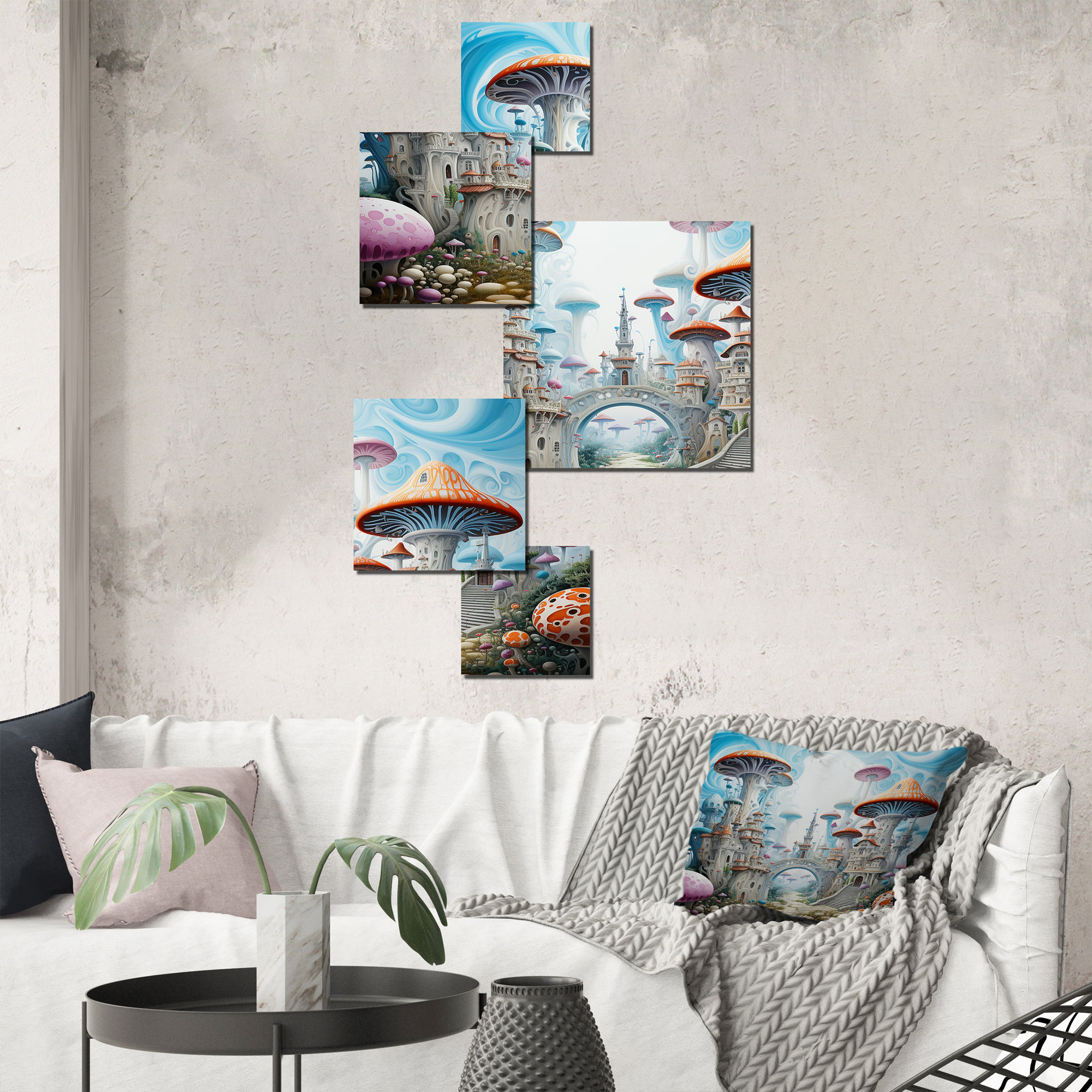 Lark Manor™ Imaginary Realm City Fantasy I - Fantasy & Sci-Fi Square ...