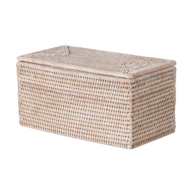 Beachcrest Home Everard Wicker/Rattan Basket & Reviews | Wayfair