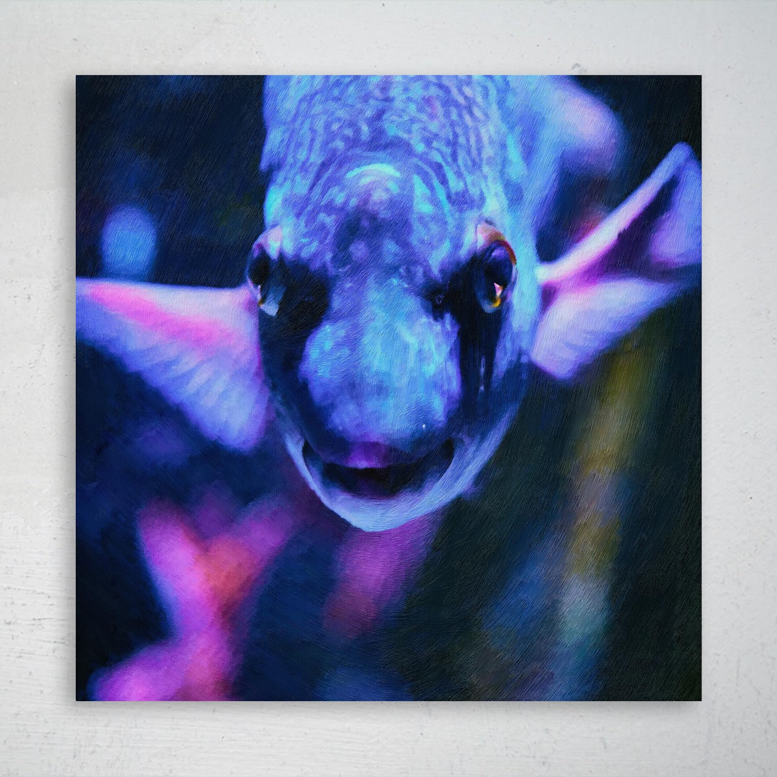 Rosecliff Heights Grey Pet Fish - 1 Piece Square Graphic Art Print On ...